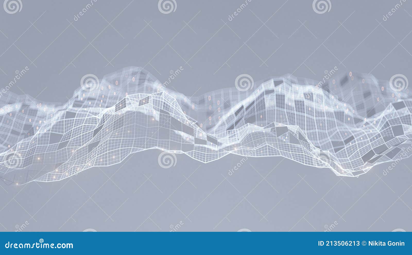 White Abstract Background Network Concept 3D Rendering Stock ...