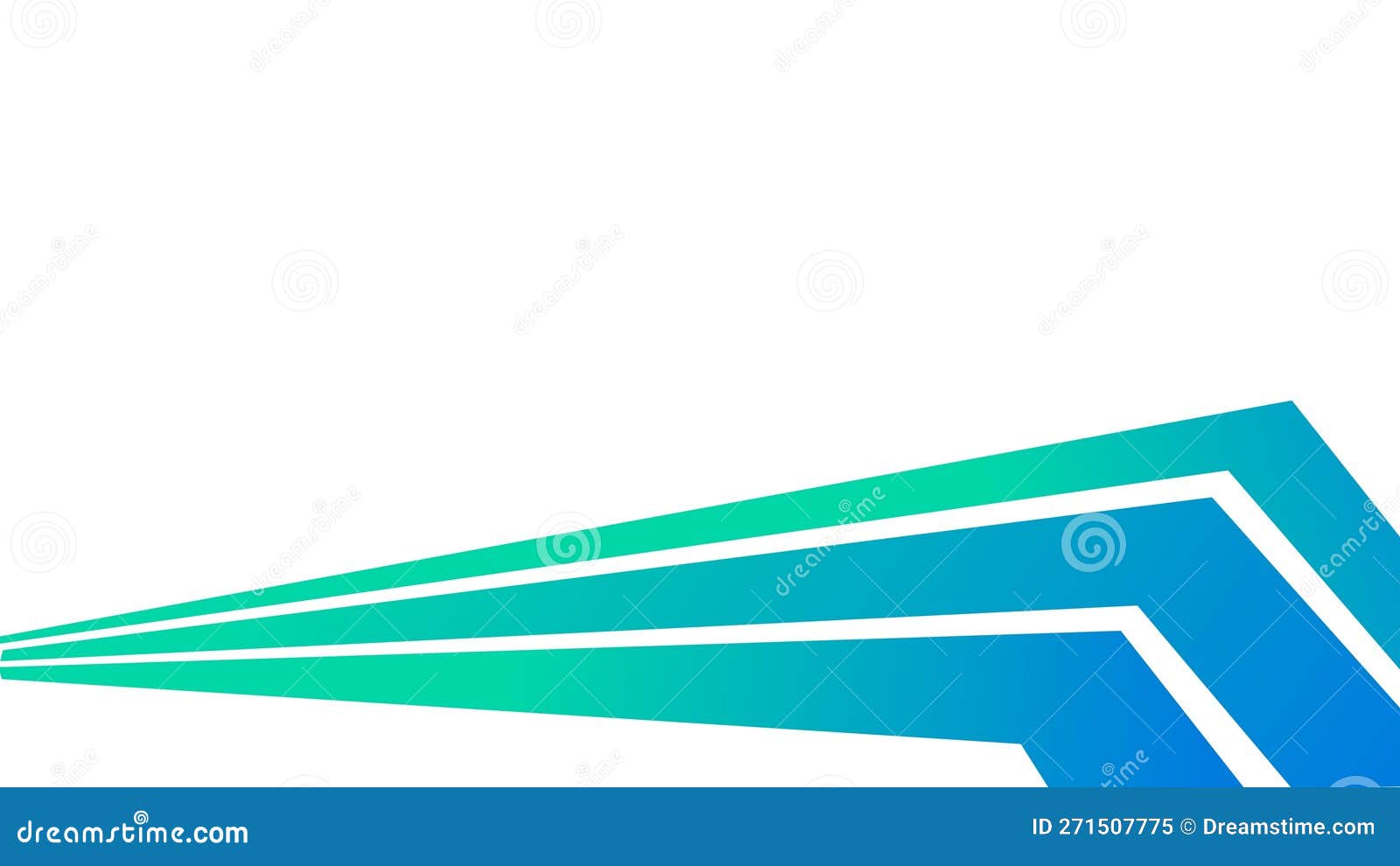 White Abstract Background with Simple Gradient Blue Green Lines Stock ...