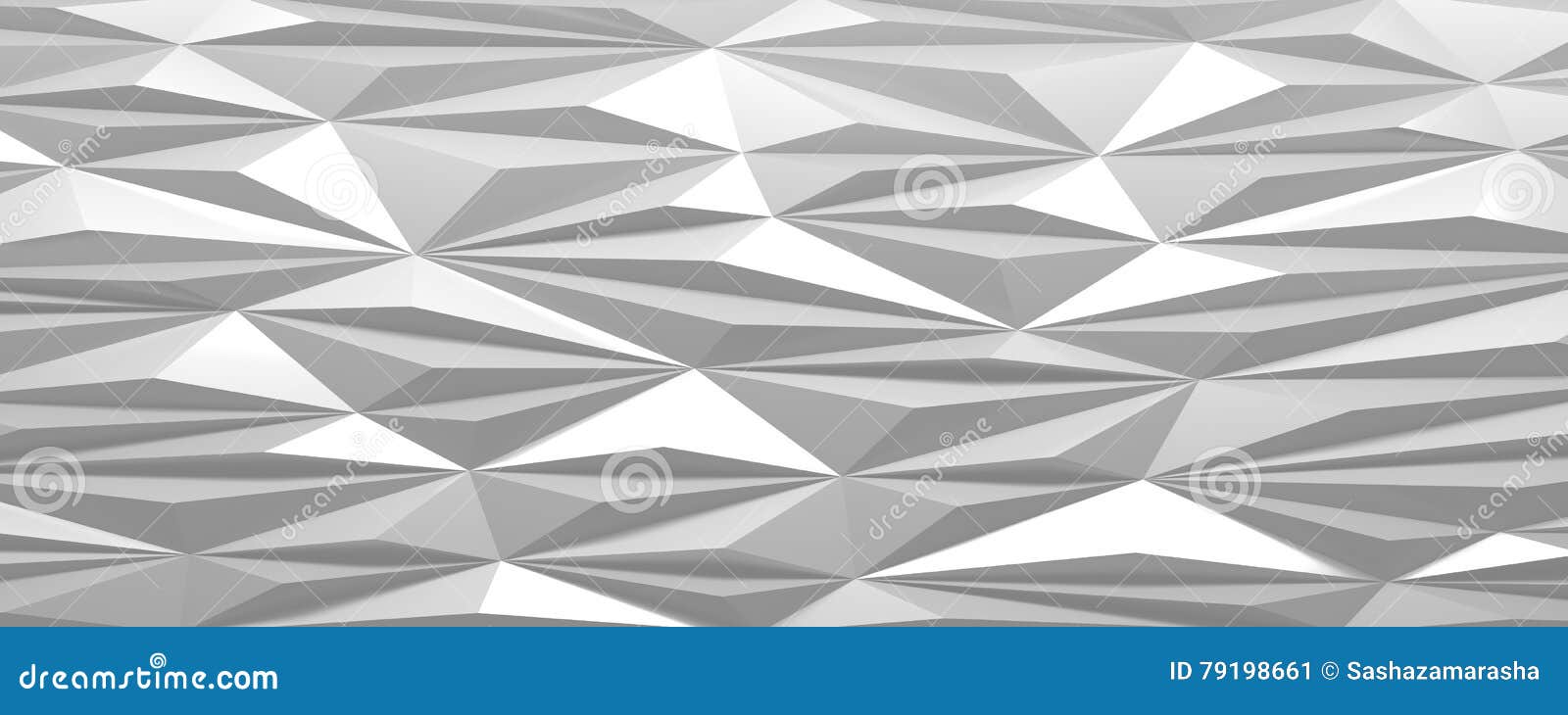 White Abstract Background Triangular Pattern Surface Stock Illustration ...