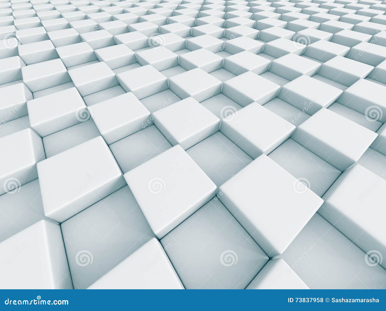 White Abstract Chess Pattern Cubes Background Stock Illustration ...