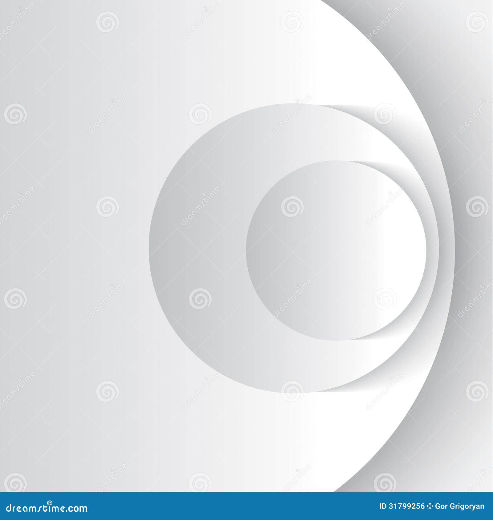 White abstract cirles stock vector. Illustration of frame - 31799256