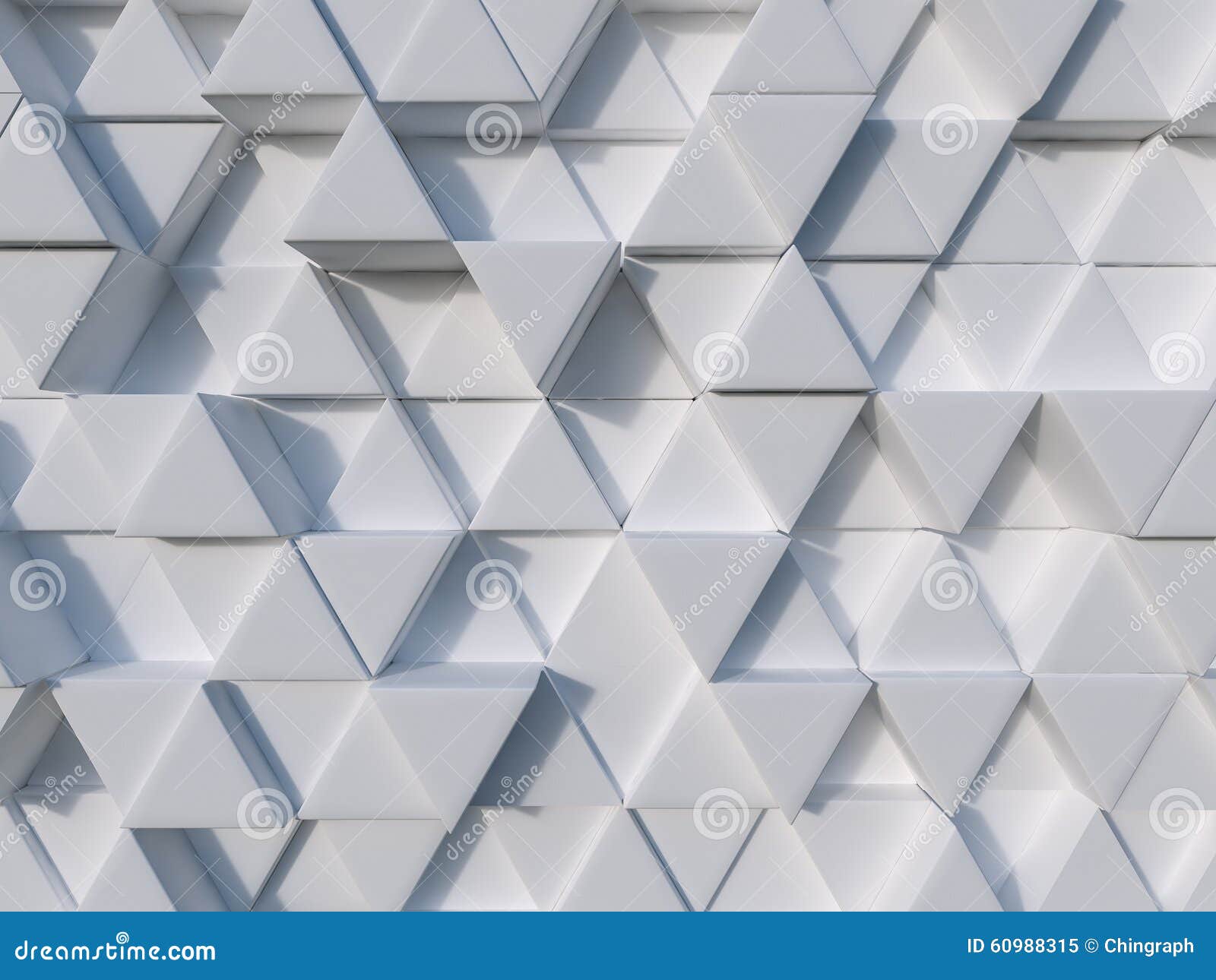 White Abstract 3d Triangle Background Stock Illustration - Illustration ...