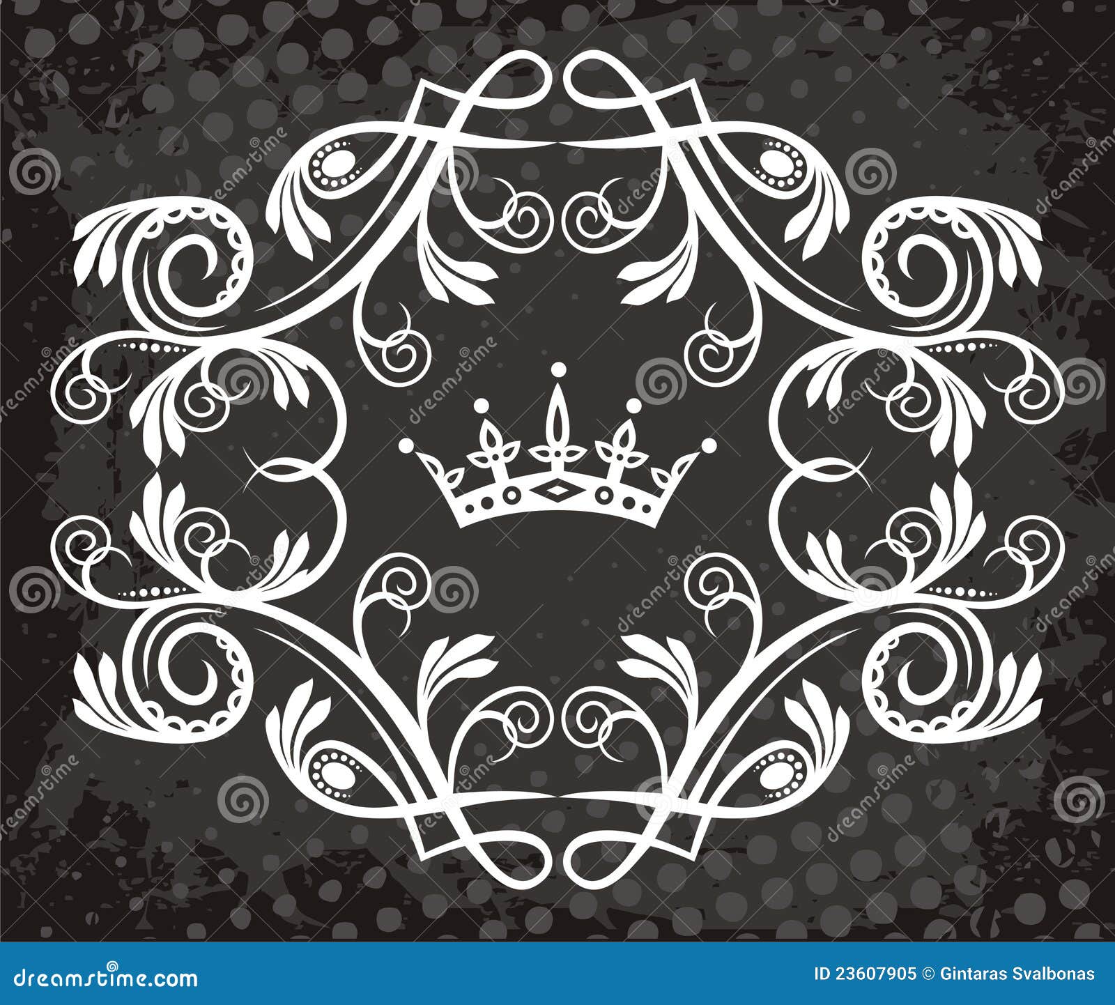 White Abstract Design Crown Stock Vector - Illustration of graphically ...