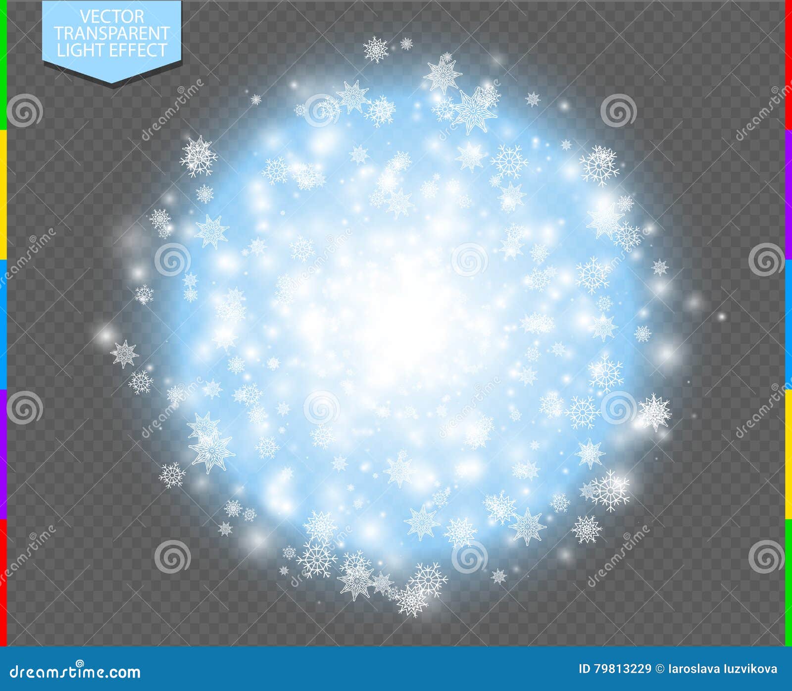 White Abstract Explosive with Spark and Snowflake Stock Vector ...