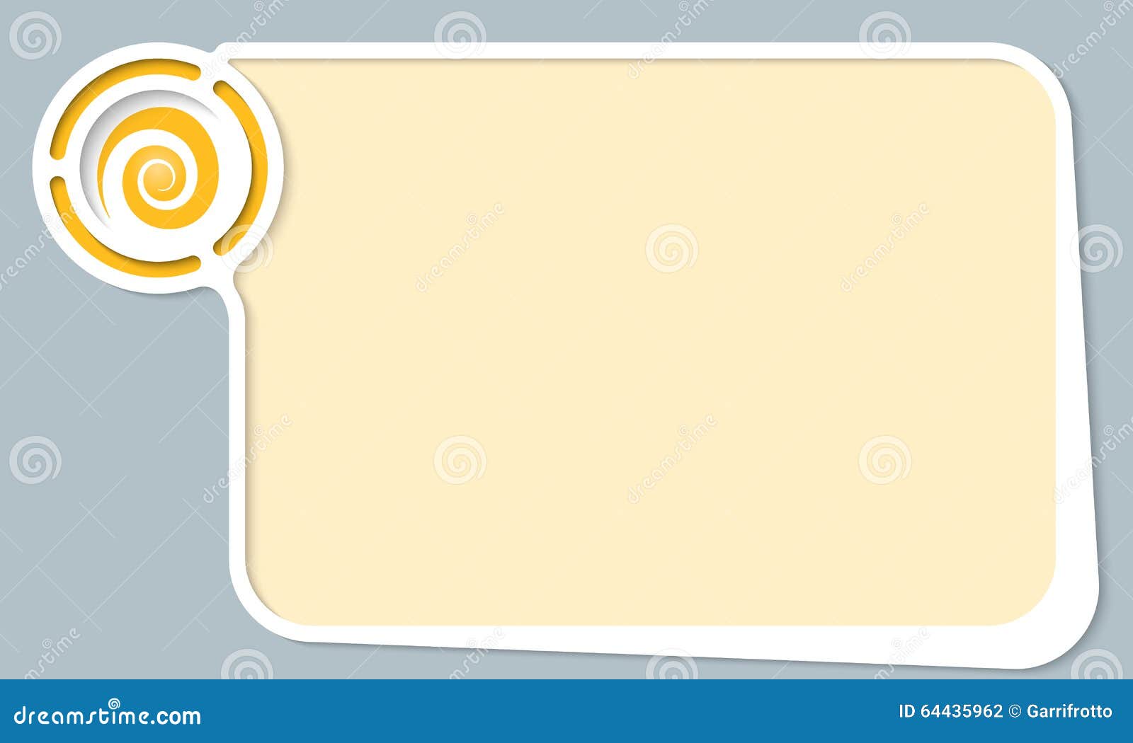 White abstract frame stock illustration. Illustration of message - 64435962