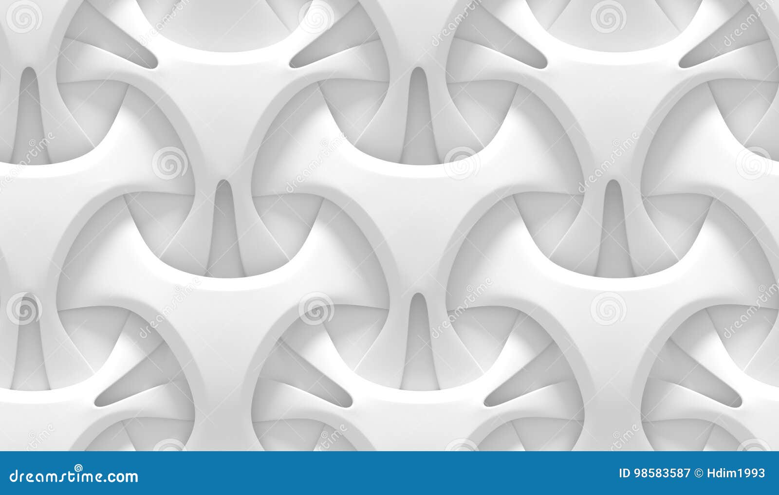White Abstract Geometric Pattern. Origami Paper Style. 3D Rendering ...