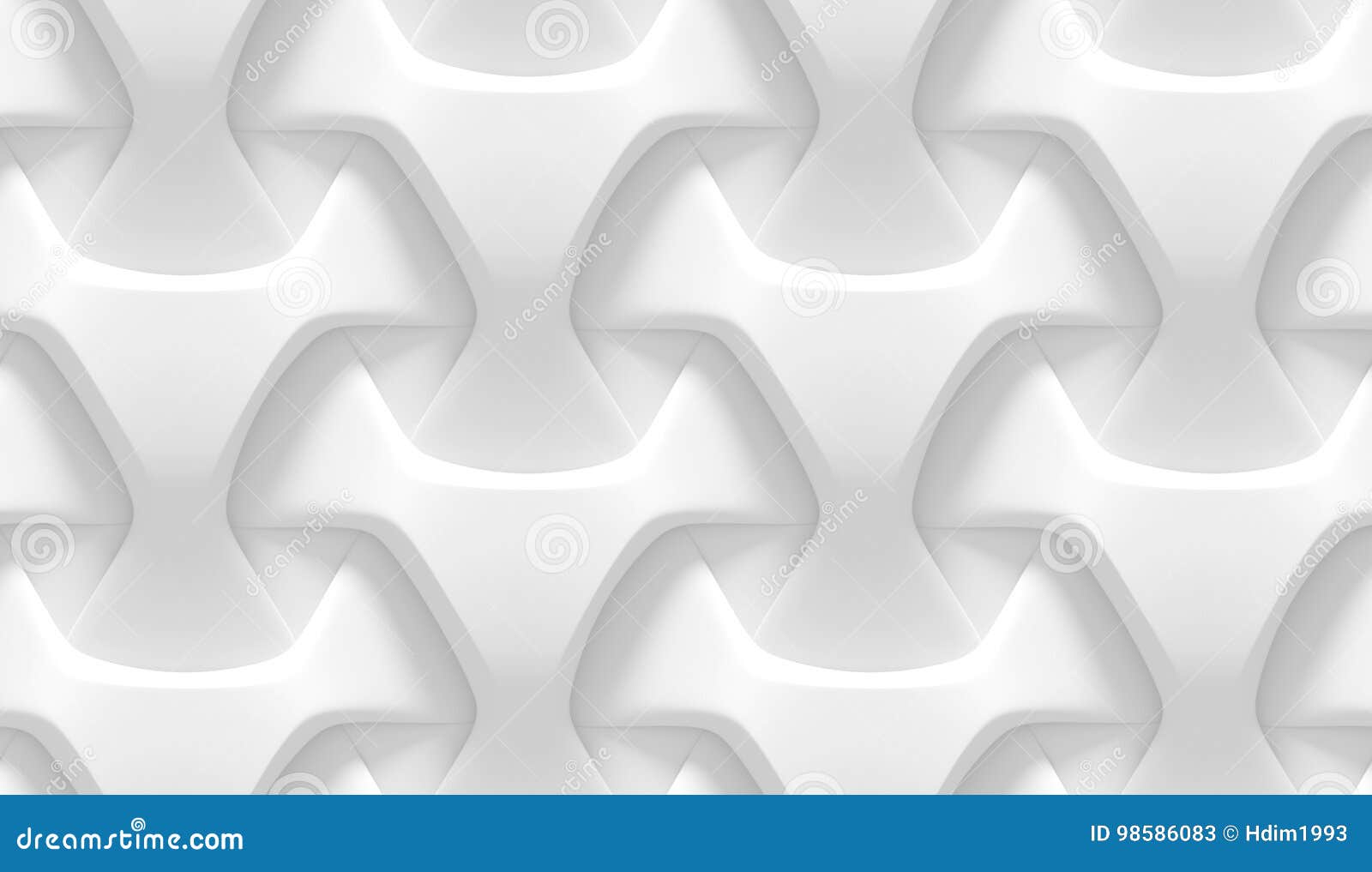 White Abstract Geometric Pattern. Origami Paper Style. 3D Rendering ...