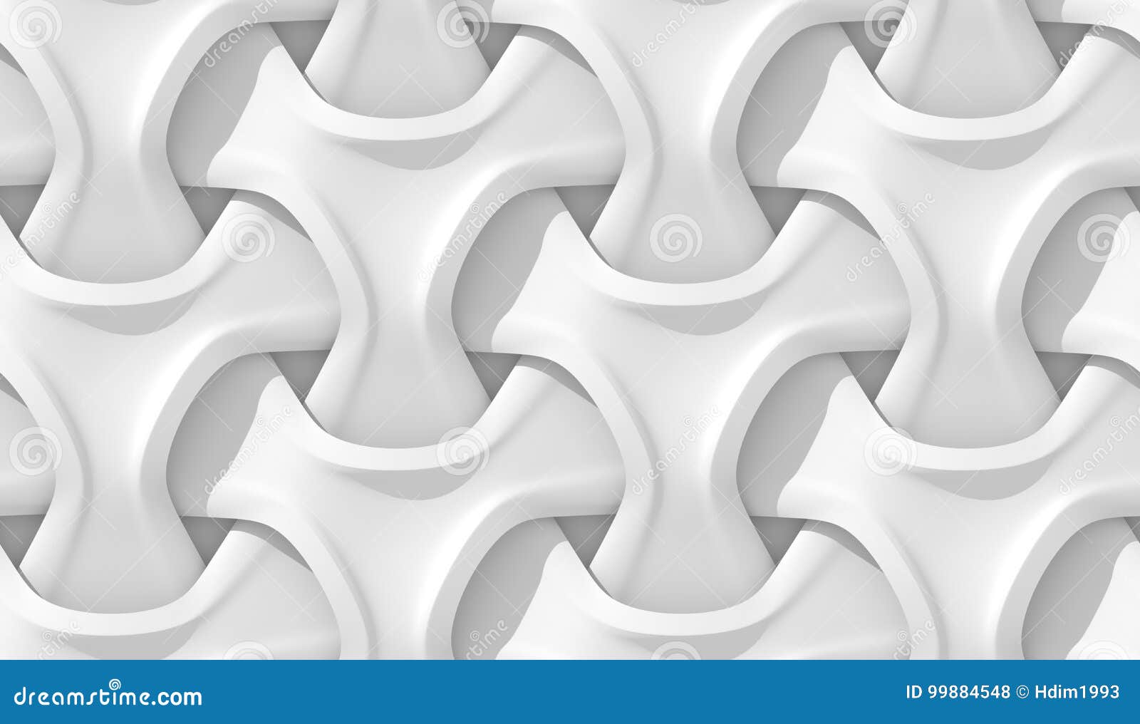White Abstract Geometric Pattern. Origami Paper Style. 3D Rendering ...