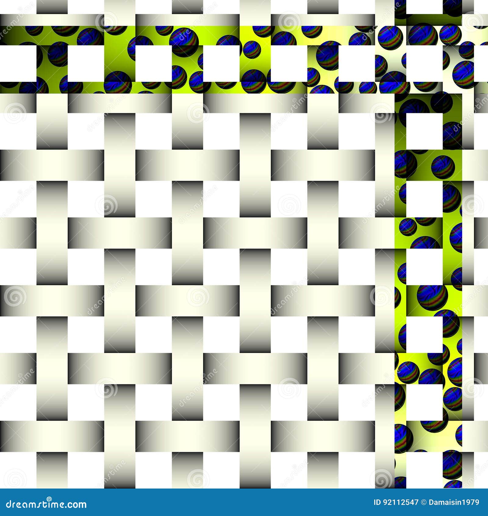 White Abstract Image, Mysterious Design Stock Illustration ...