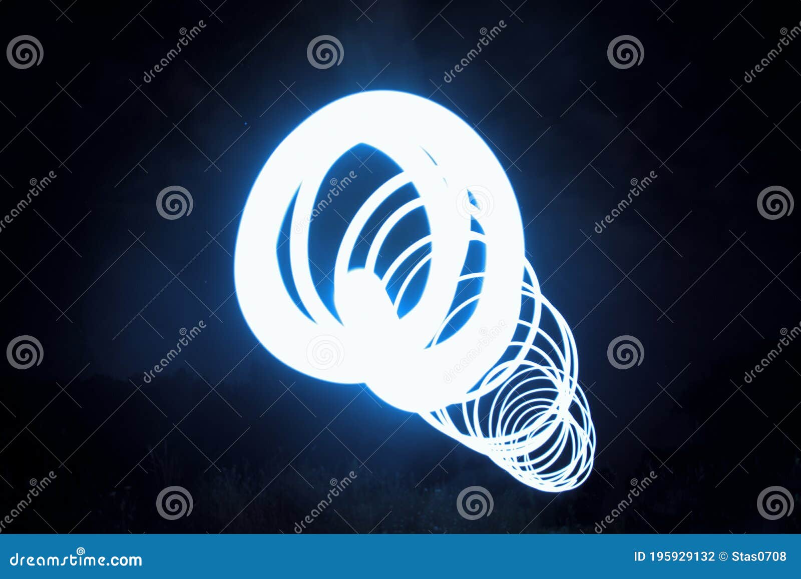 White Abstract Light Circles Background Stock Illustration ...