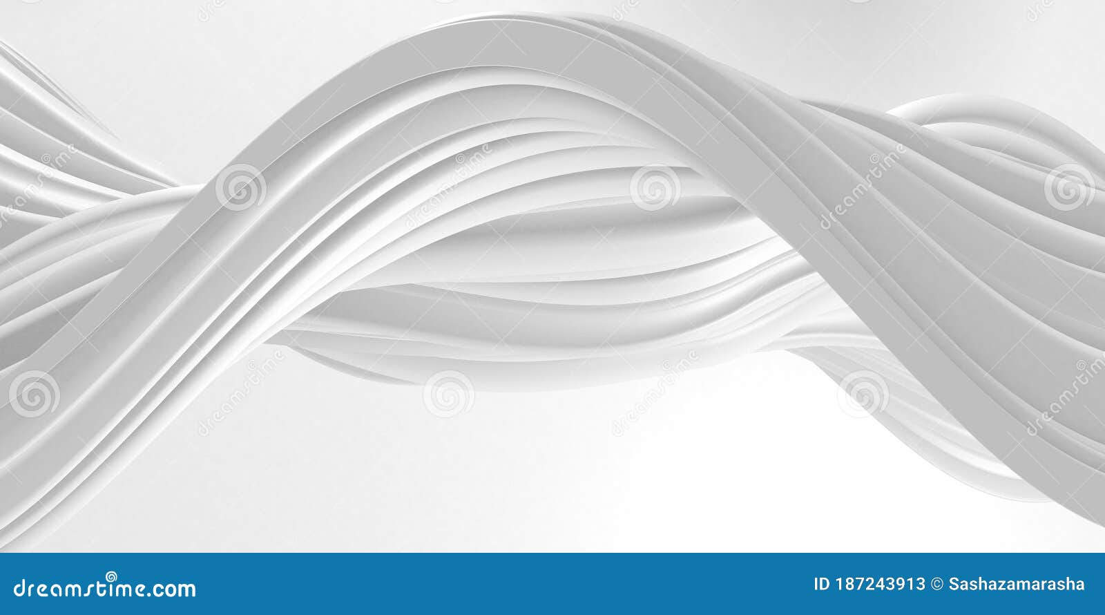 White Abstract Liquid Wavy Background Stock Illustration - Illustration ...
