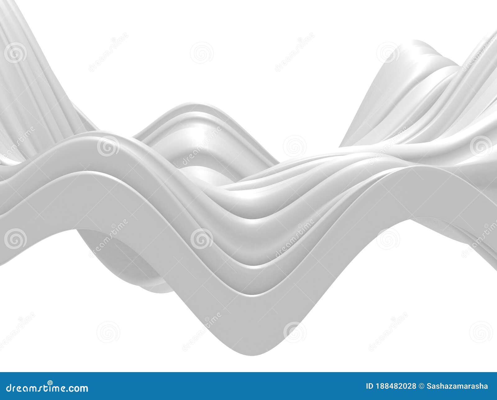 White Abstract Liquid Wavy Background Stock Illustration - Illustration ...