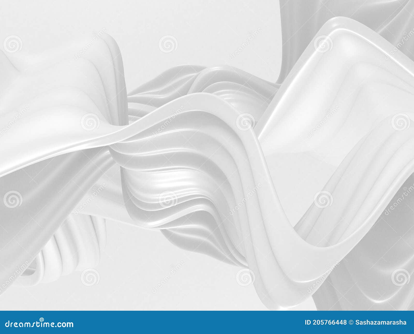 White Abstract Liquid Wavy Background Stock Illustration - Illustration ...