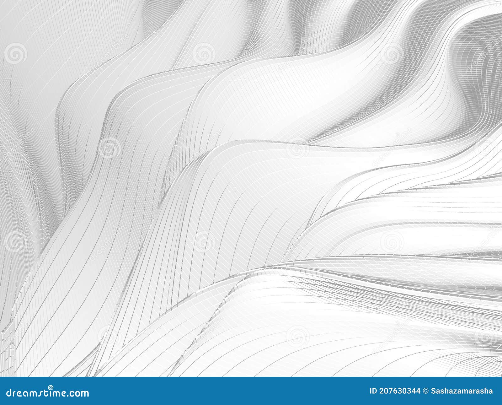 White Abstract Liquid Wavy Background Stock Illustration - Illustration ...