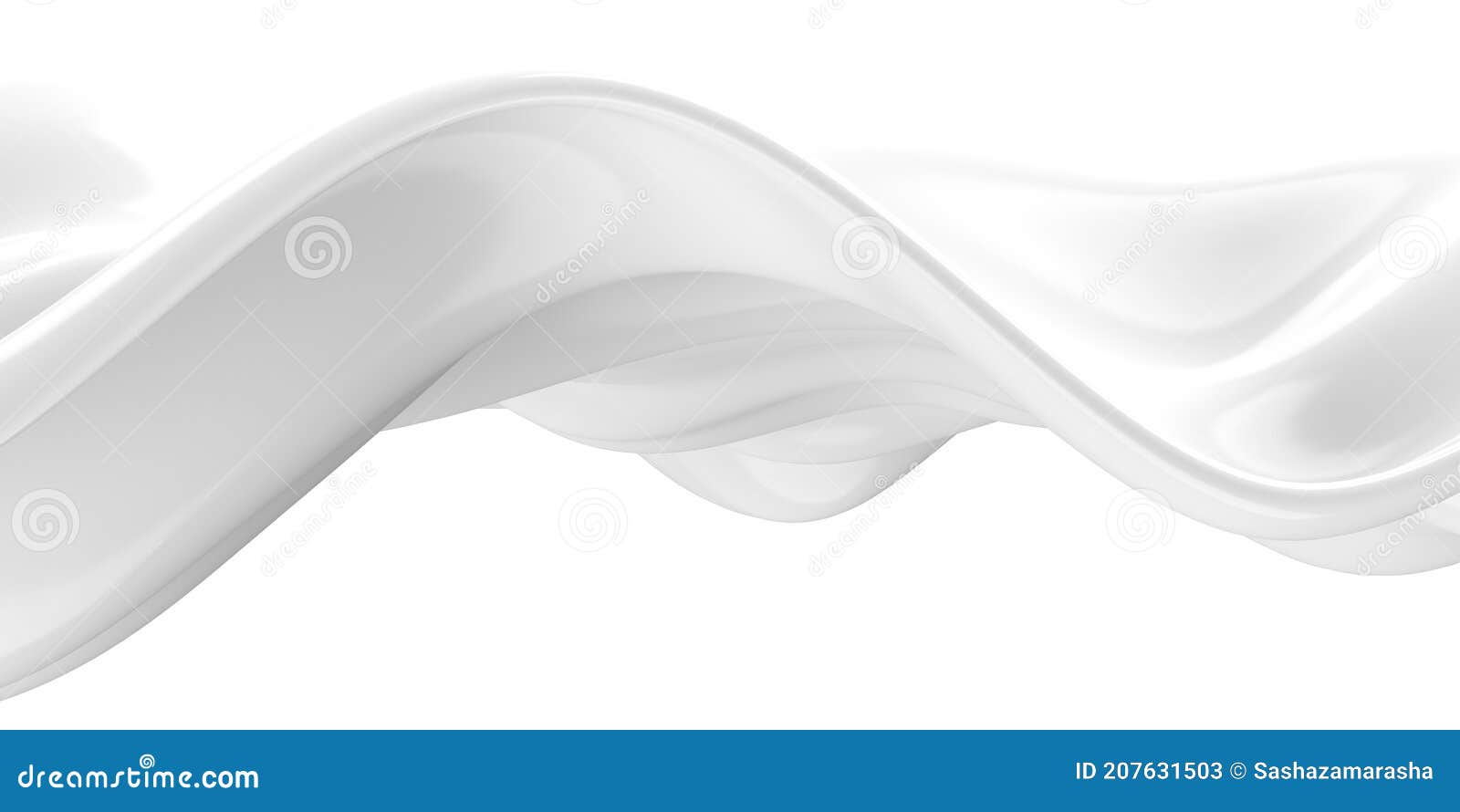 White Abstract Liquid Wavy Background Stock Illustration - Illustration ...