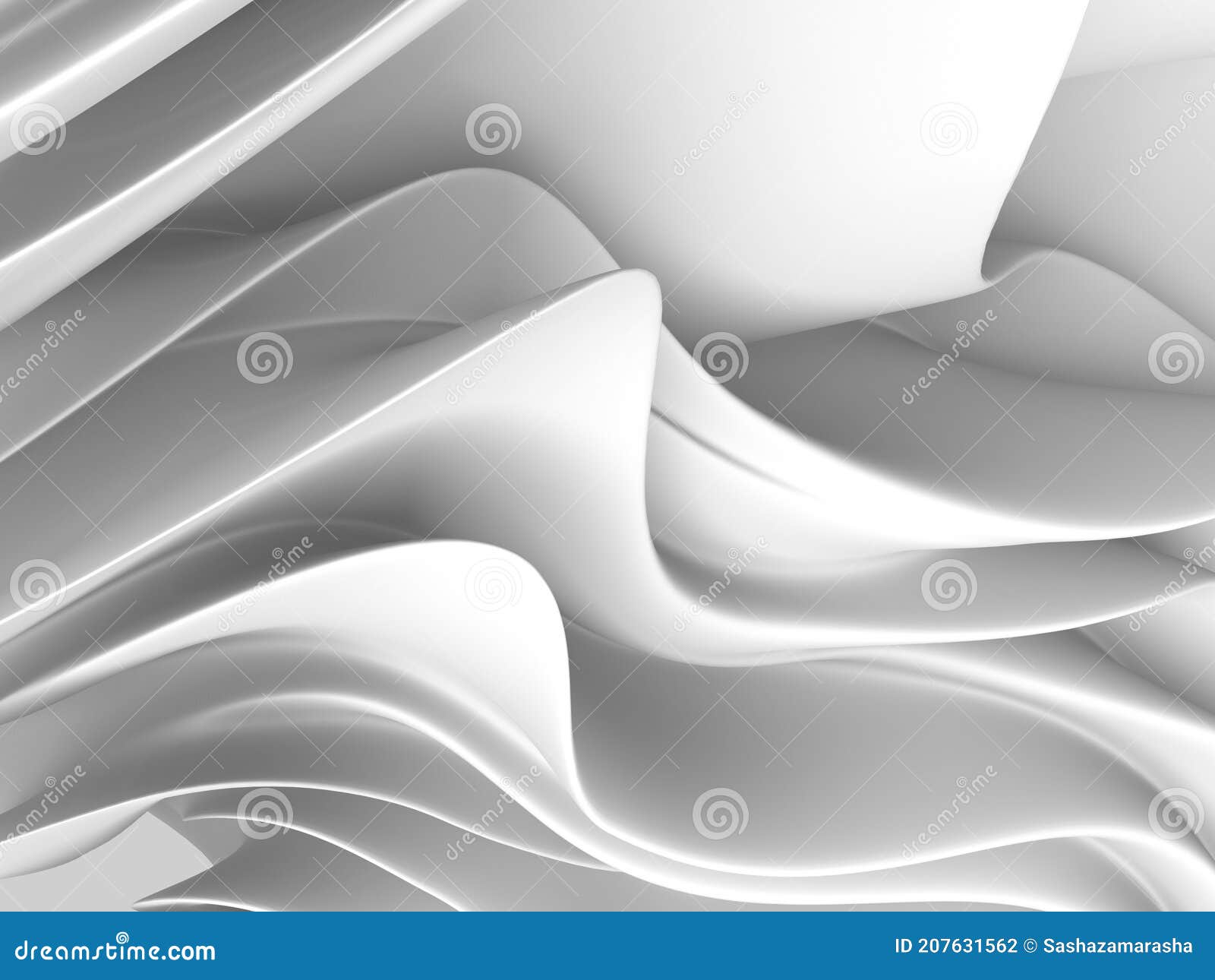 White Abstract Liquid Wavy Background Stock Illustration - Illustration ...