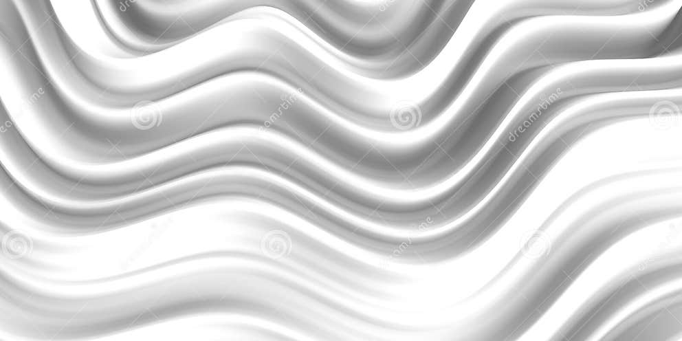 White Abstract Liquid Wavy Background Stock Illustration - Illustration ...