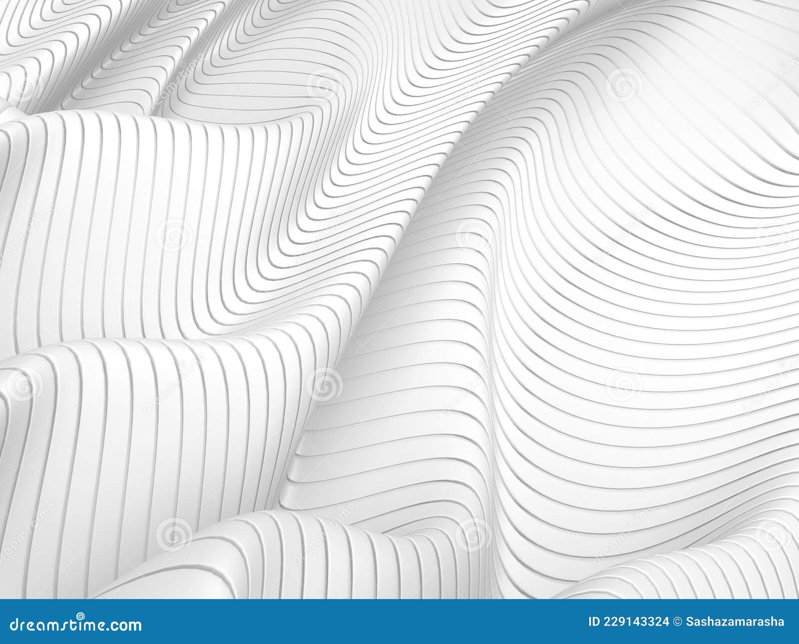 White Abstract Liquid Wavy Background Stock Illustration - Illustration ...