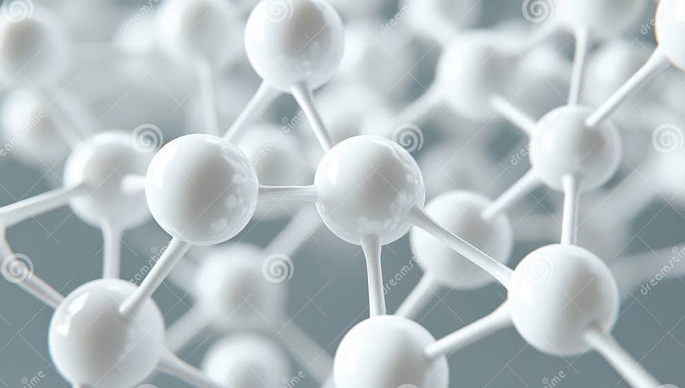 White Abstract Network Structure on White Background Stock Image ...