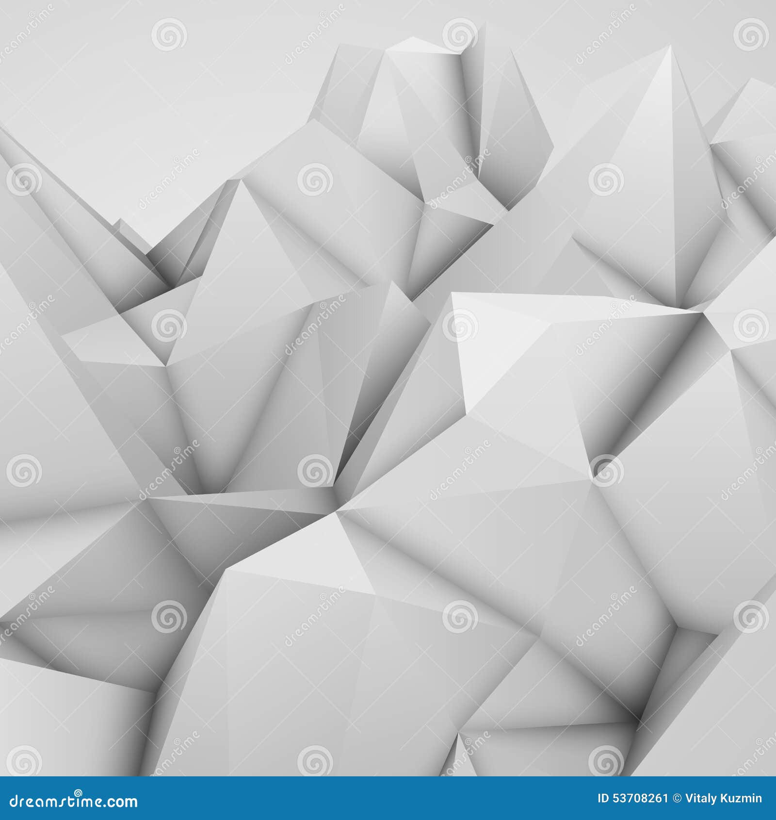 White Abstract Polygonal Background Stock Vector - Illustration of bright, modern: 53708261