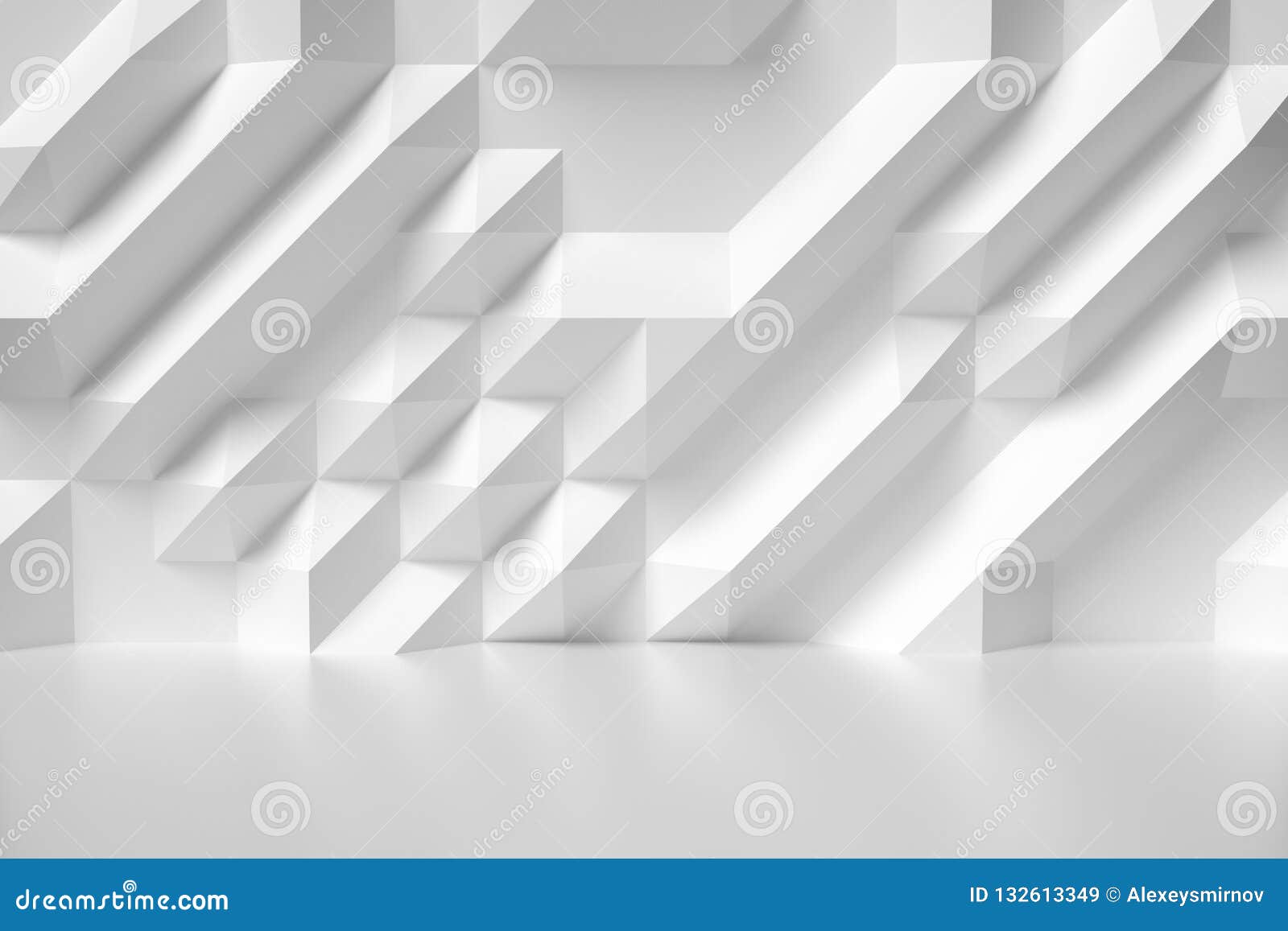 White Abstract Room Wall Colorless Illustration Stock Illustration ...
