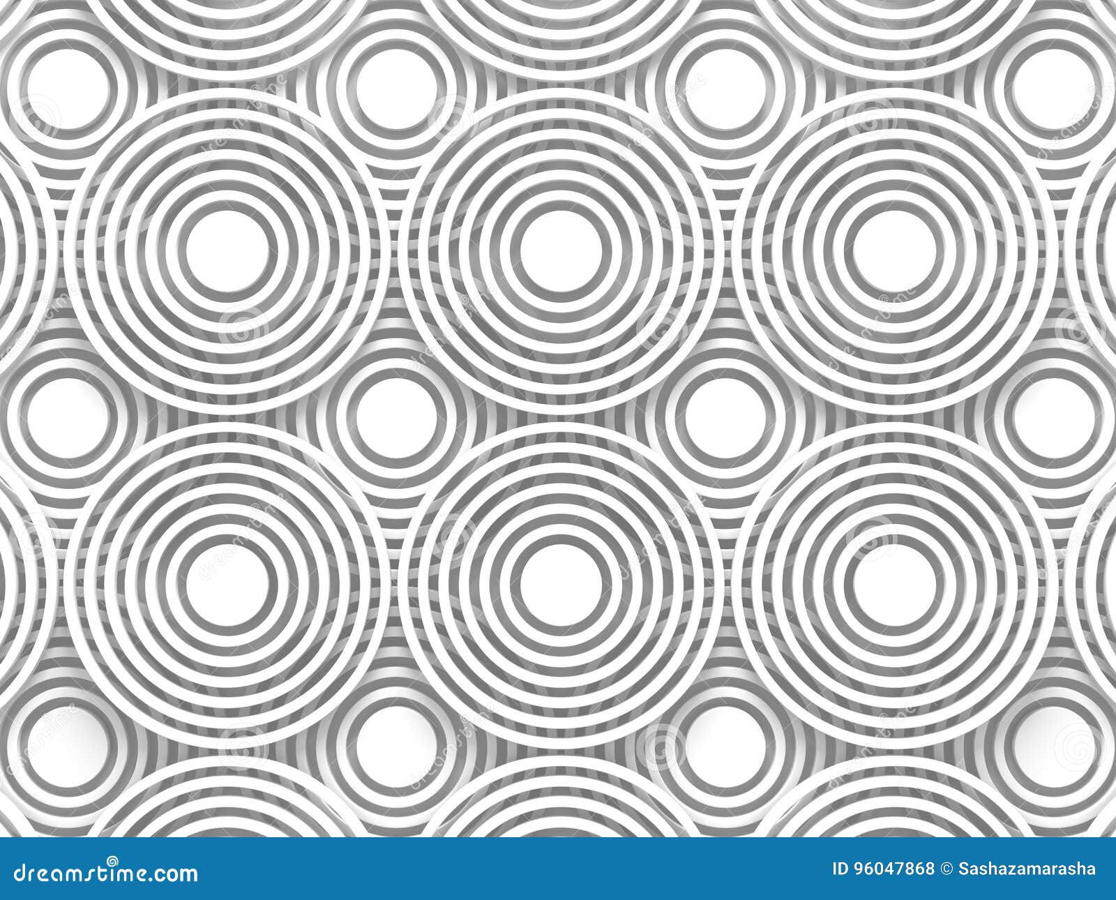 White Abstract Round Shapes Pattern Architecture Background Stock ...