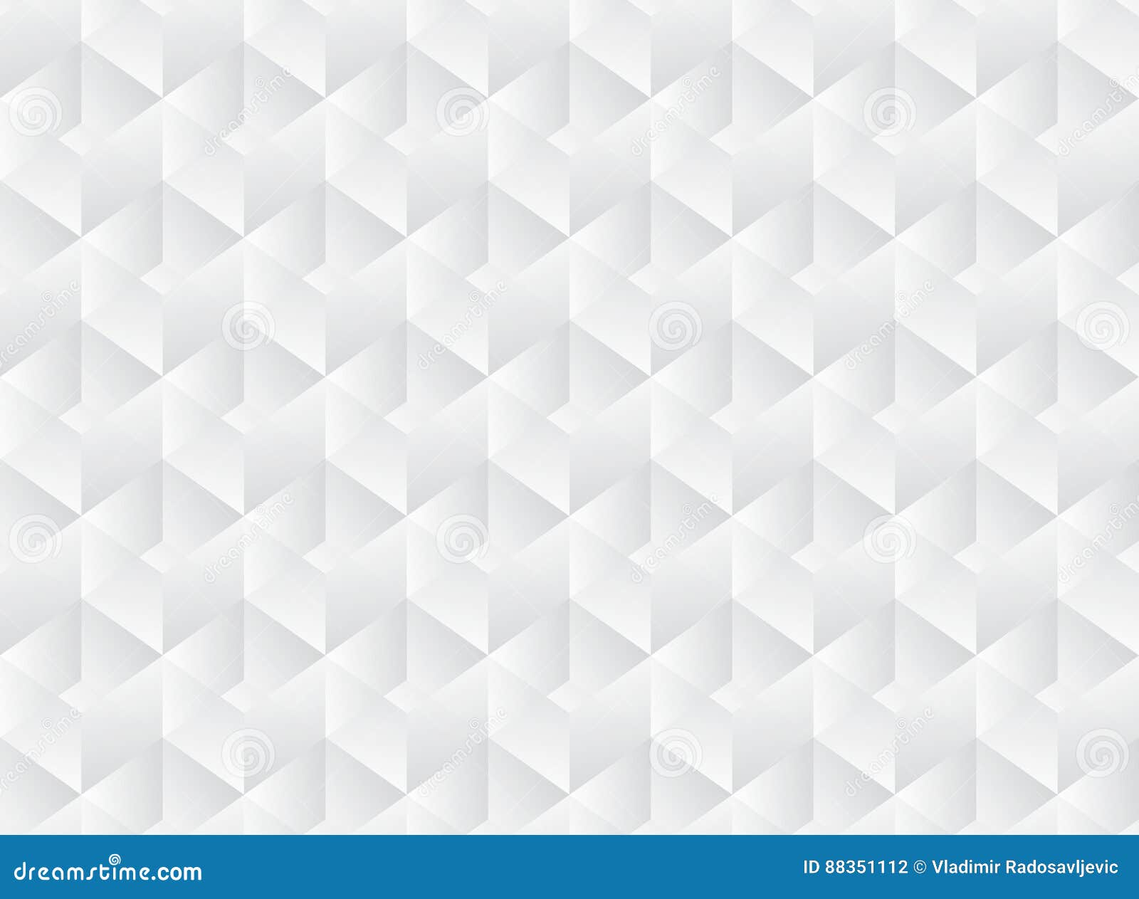 White Abstract Seamless Pattern with Transparent Cubes Stock Vector ...