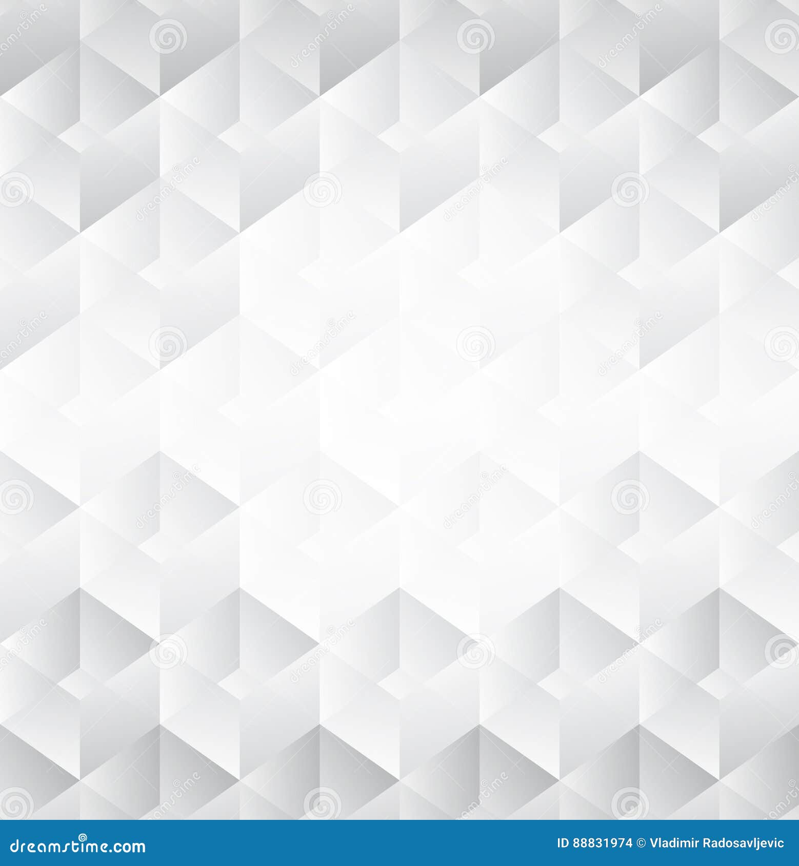 White Abstract Seamless Pattern with Transparent Cubes Stock Vector ...