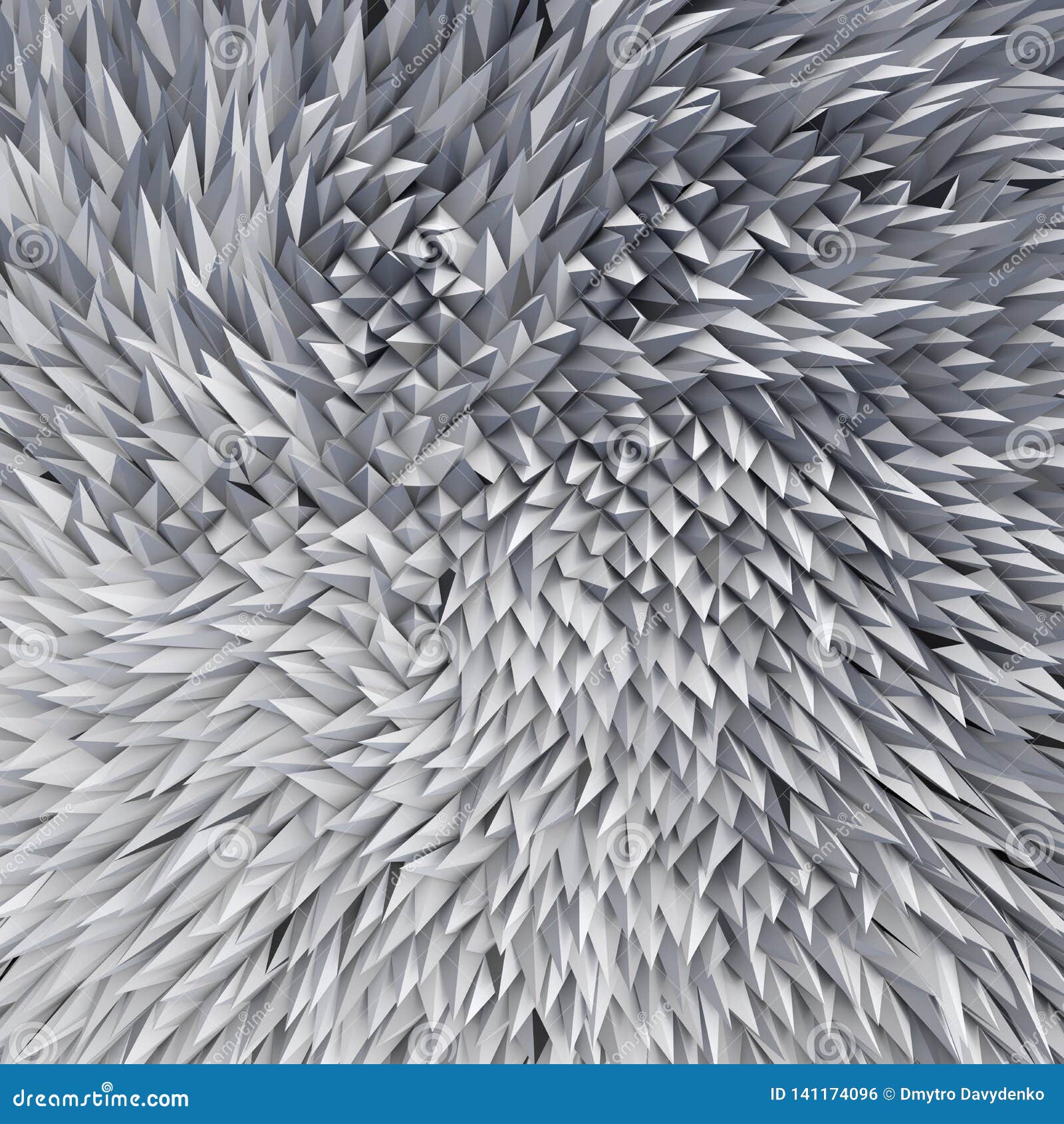 White Abstract Square Pyramidal Scale Stock Illustration - Illustration ...