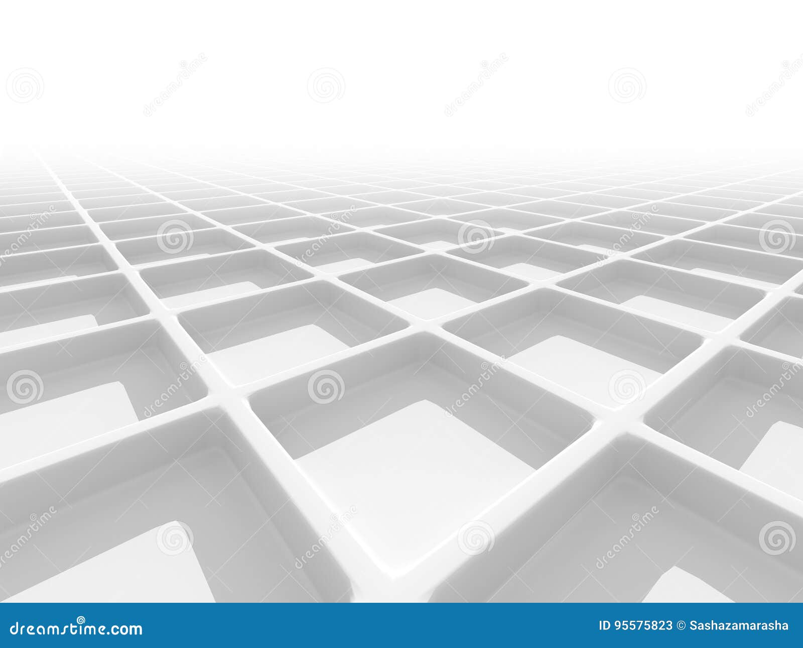White Abstract Squares Design Background Stock Illustration ...