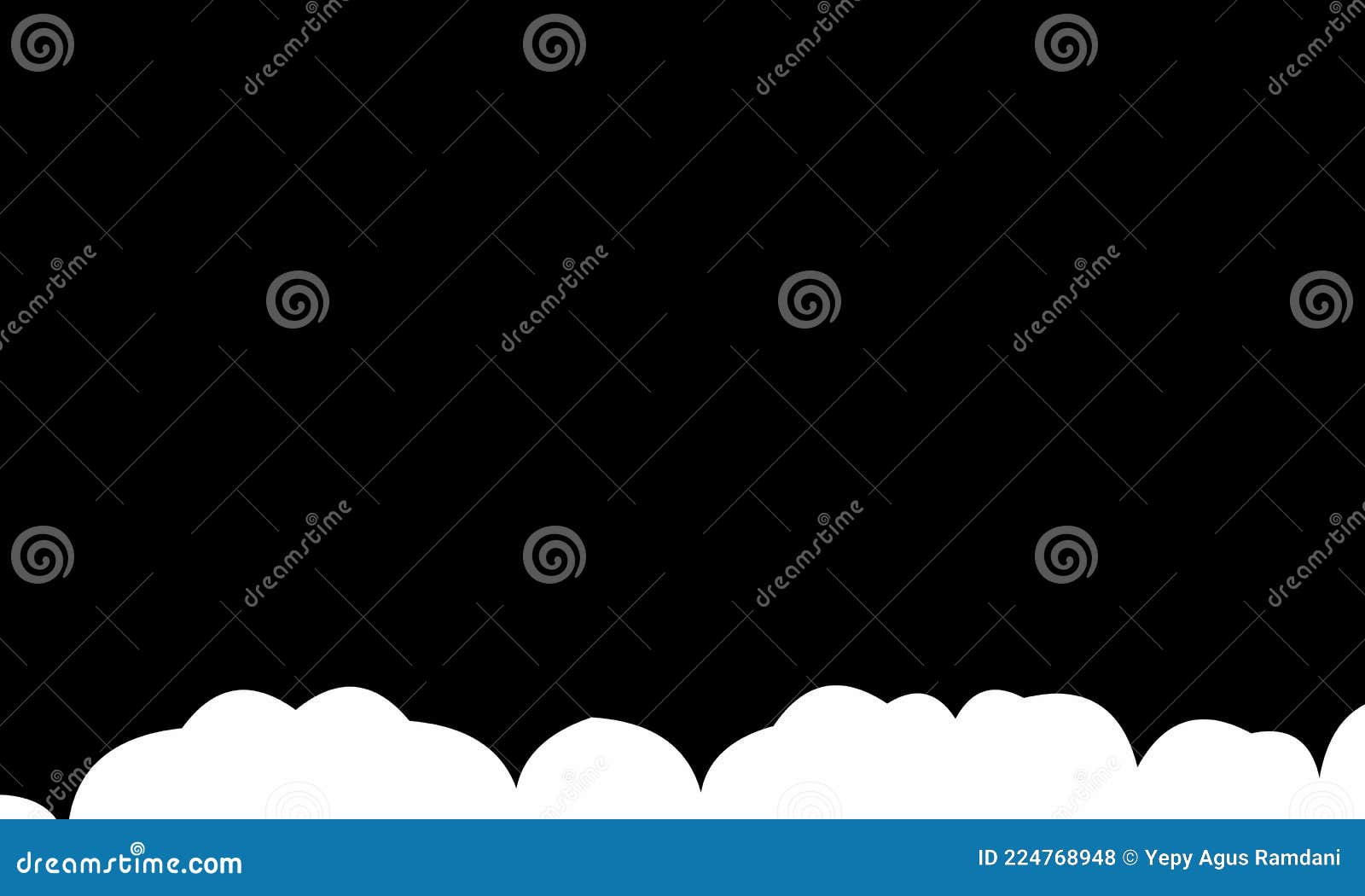Stacked Cloudy Black Background Illustration Design Stock Illustrations ...