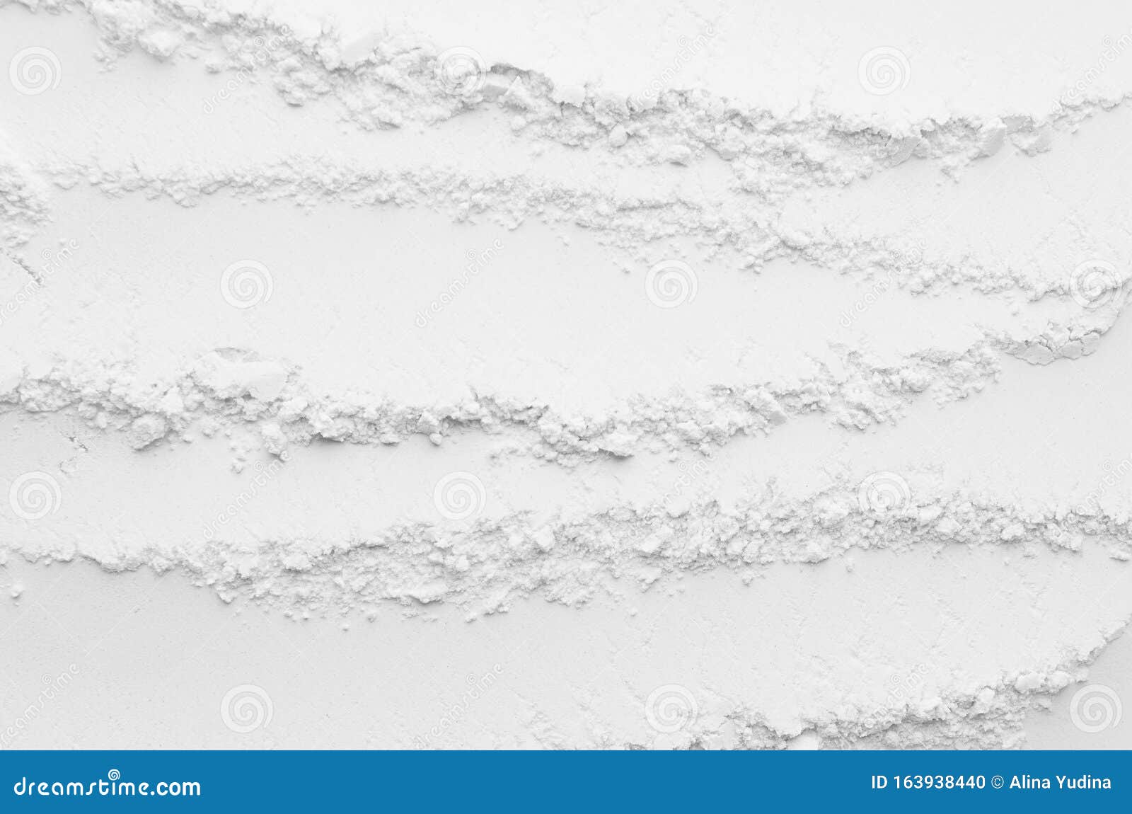 White Abstract Striped Powder Texture with Horizontal Waves. Stock ...