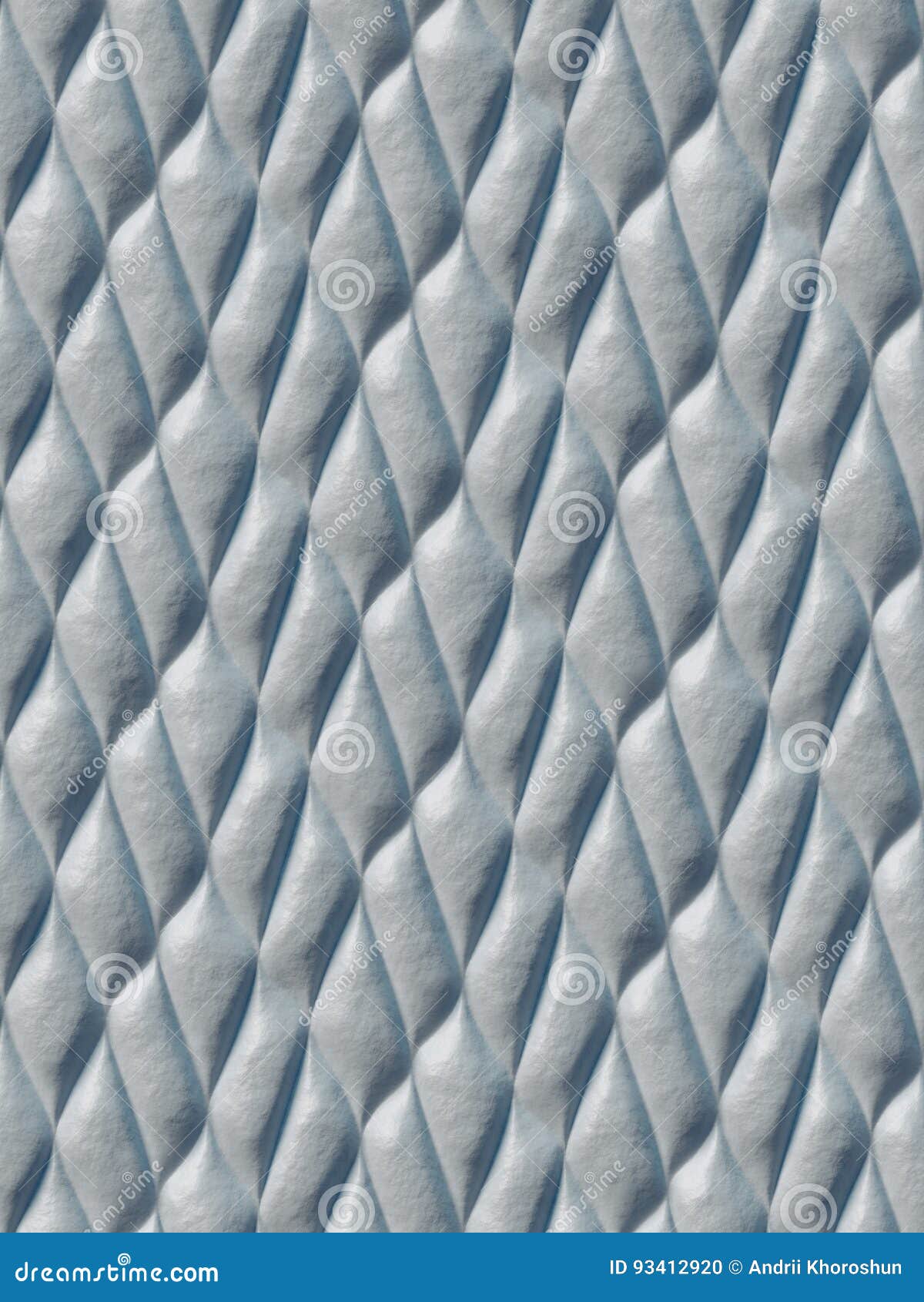 White Abstract Surface Pattern. 3d Rendering Stock Illustration ...