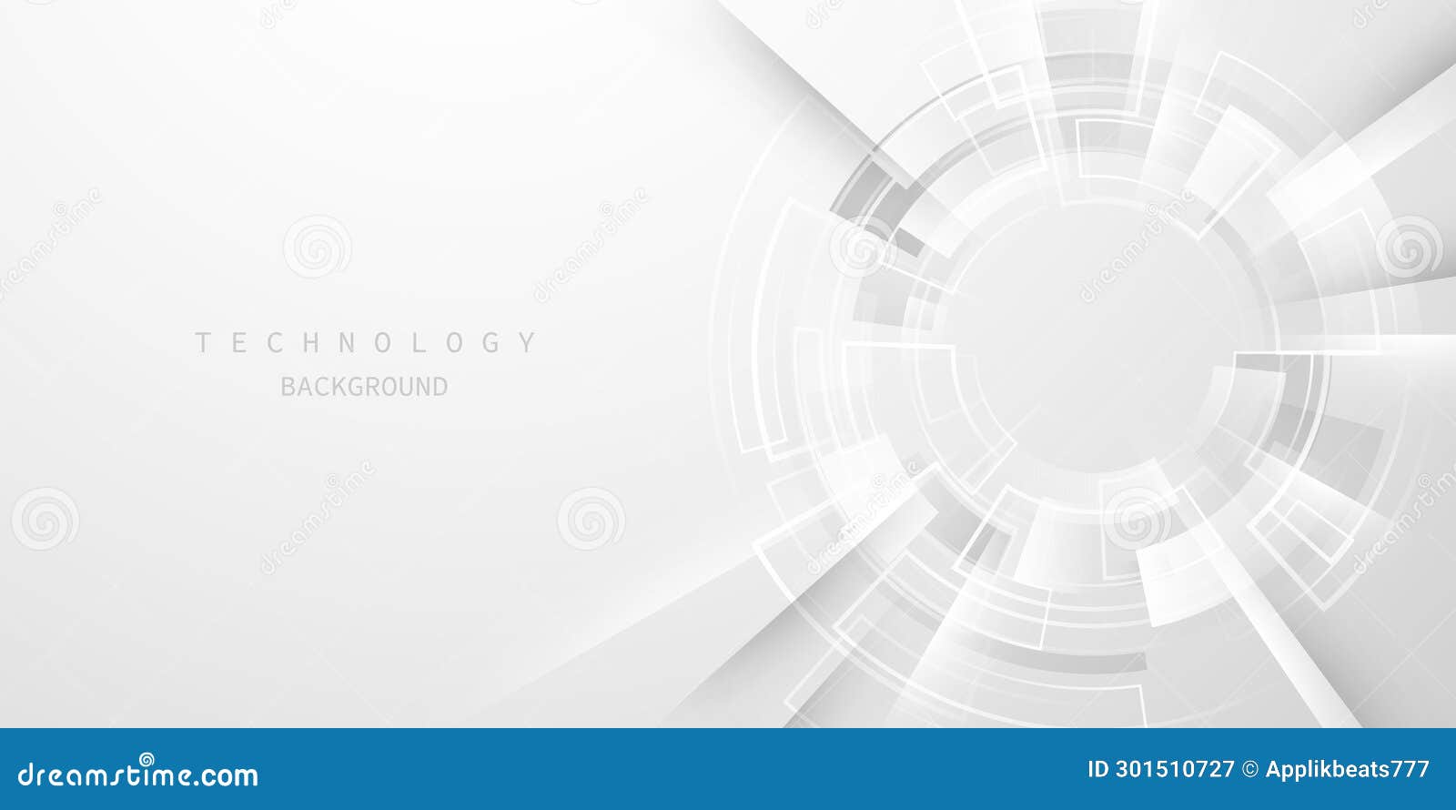 White Abstract Technology Background Modern Design Vector Illustration ...