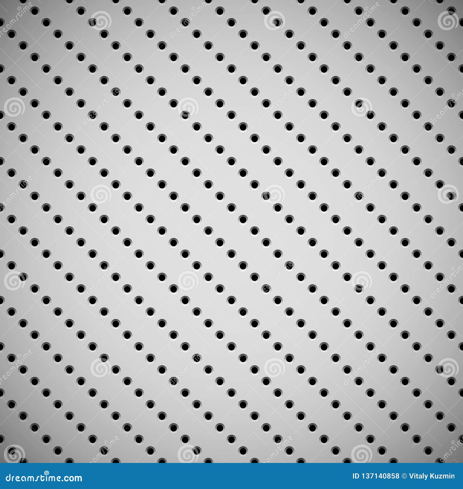 White Background with Perforated Pattern Stock Vector - Illustration of ...