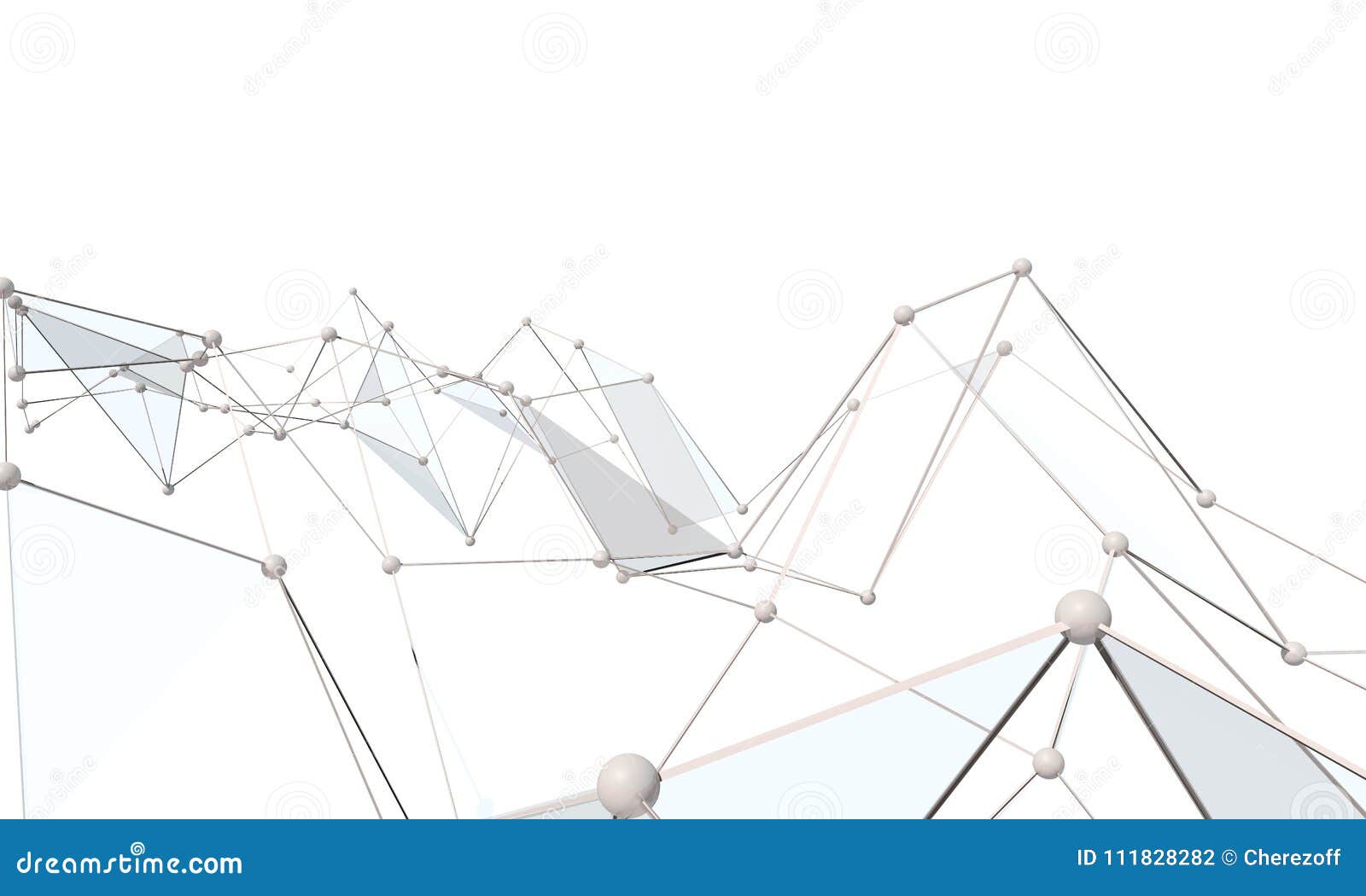 White Abstract Technology Background Stock Illustration - Illustration ...