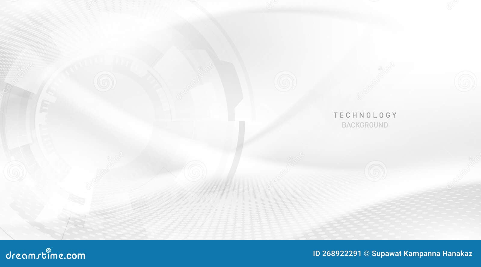 White Abstract Technology Modern Design Vector Illustration Background ...