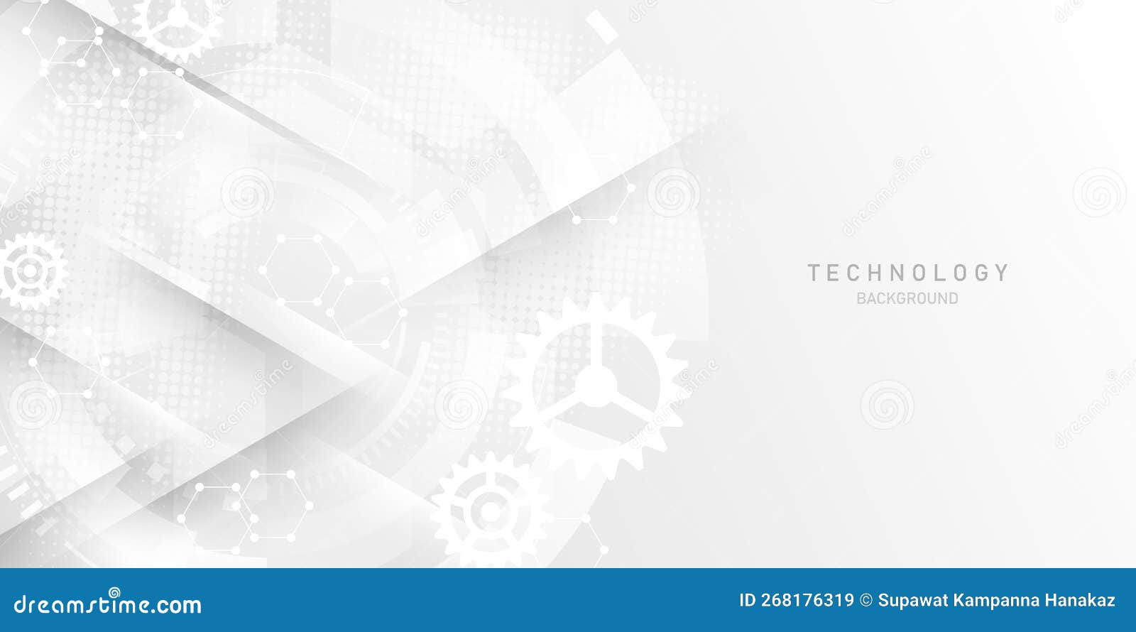 White Abstract Technology Modern Design Vector Illustration Background ...