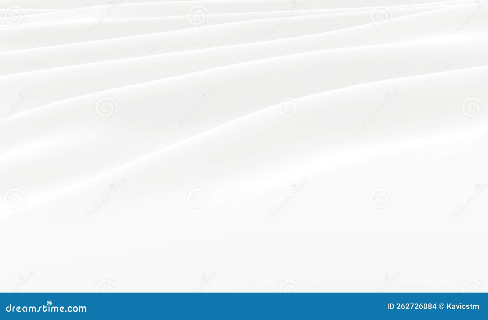 White Abstract Wave Background. Rippled Cloth Stock Illustration ...