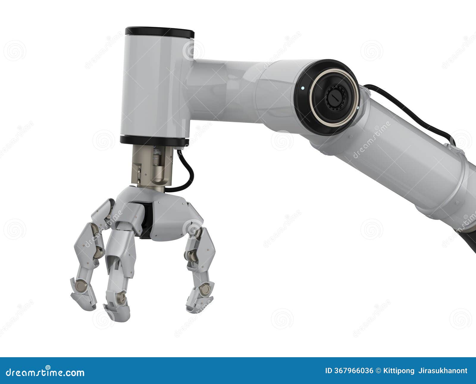 AI Robotic Arm With Gripper 2D Cartoon Object | CartoonDealer.com ...