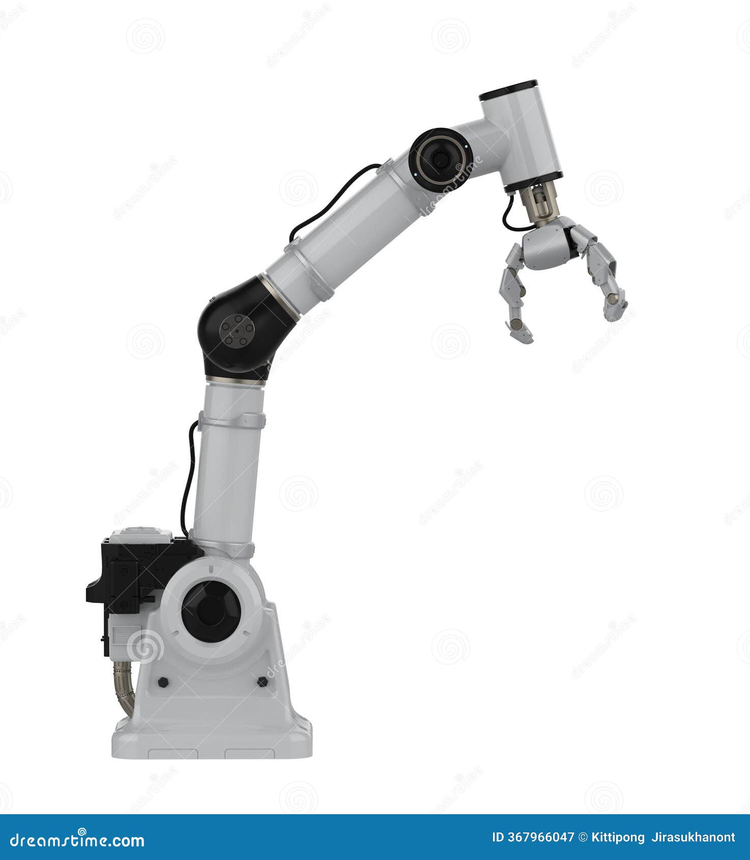 AI Robotic Arm With Gripper 2D Cartoon Object | CartoonDealer.com ...