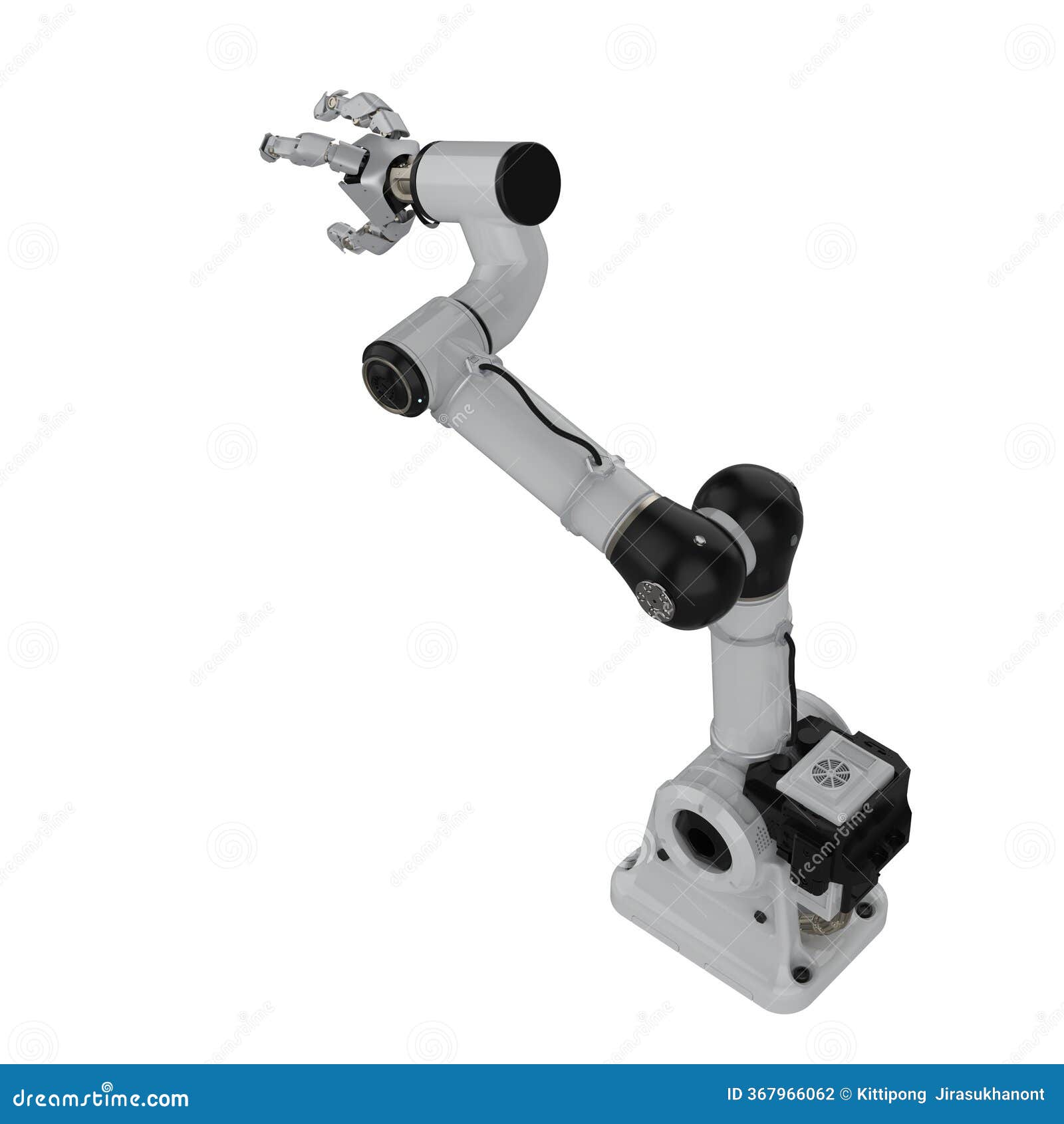AI Robotic Arm With Gripper 2D Cartoon Object | CartoonDealer.com ...