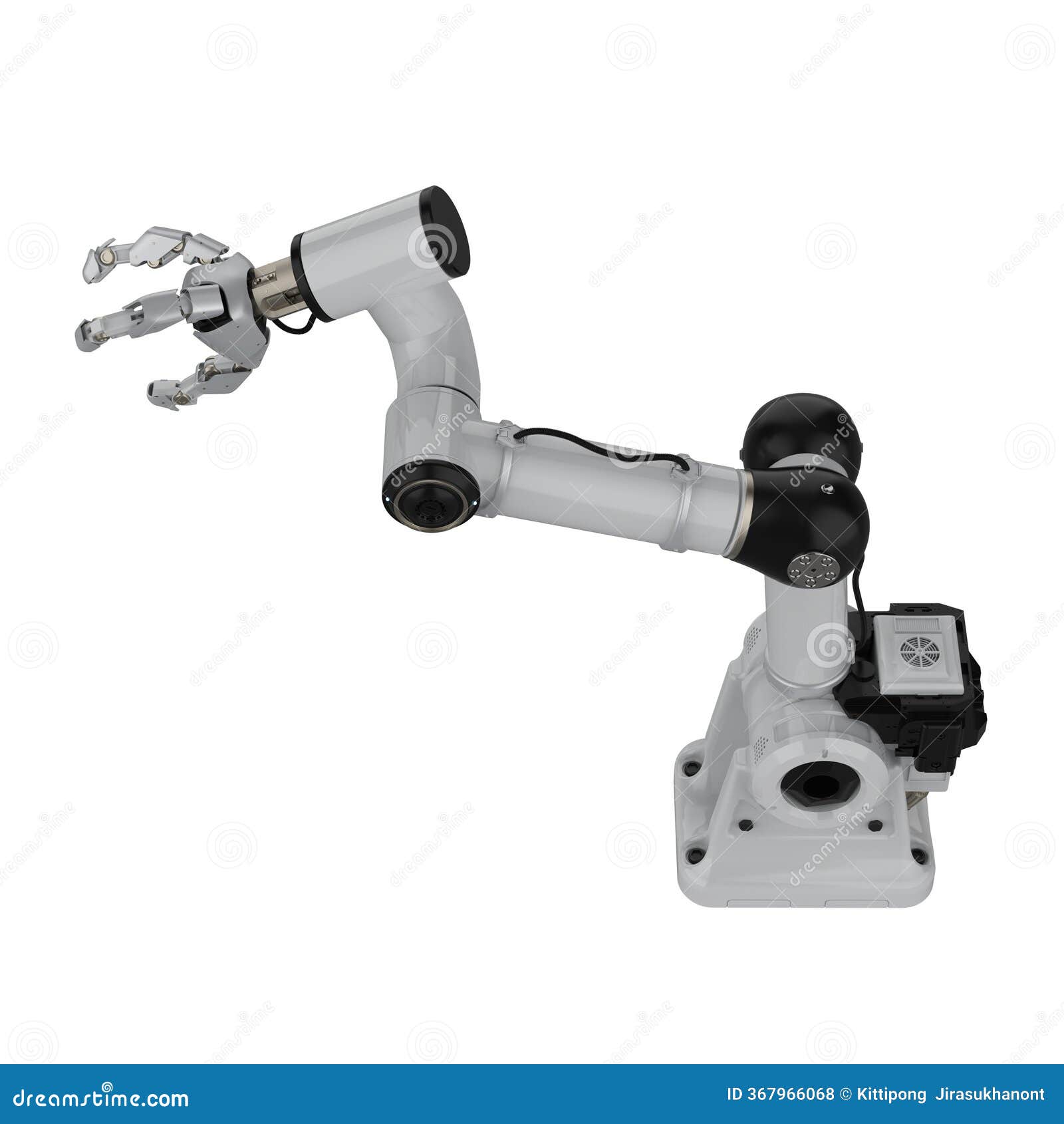 AI Robotic Arm With Gripper 2D Cartoon Object | CartoonDealer.com ...