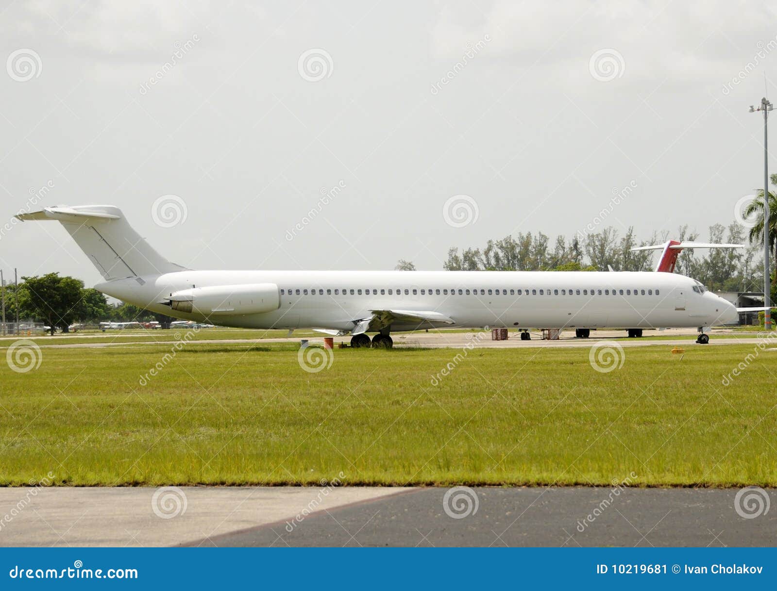 White airplane stock image. Image of airline, side, transport - 10219681