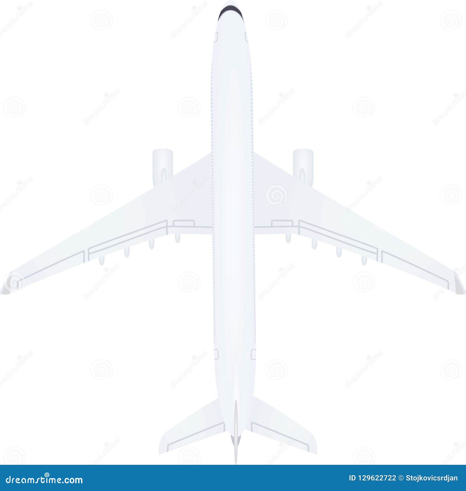 Jet Airplane Top View Stock Illustrations – 1,123 Jet Airplane Top View ...