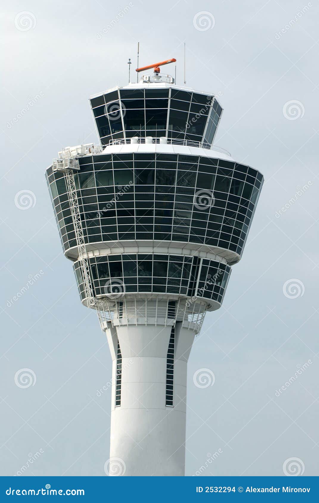 White Airport Control Tower Stock Photo - Image of traffic, control ...