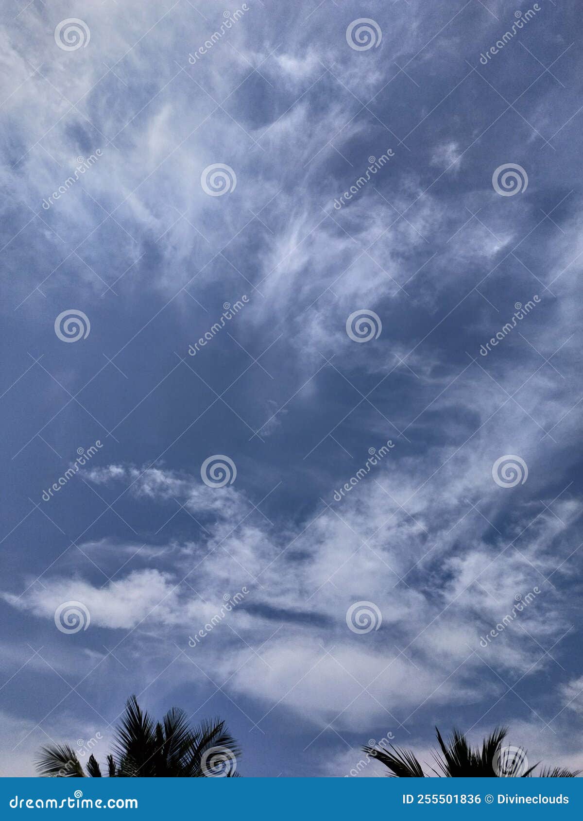 Strange Alien Shape Cloud Visible in the Sunny Daylight Stock Photo ...