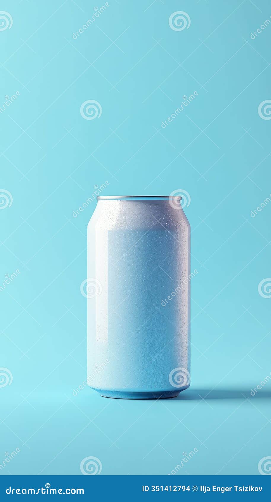 Drink Can Template With The Color Of The Can According To The Color Of ...
