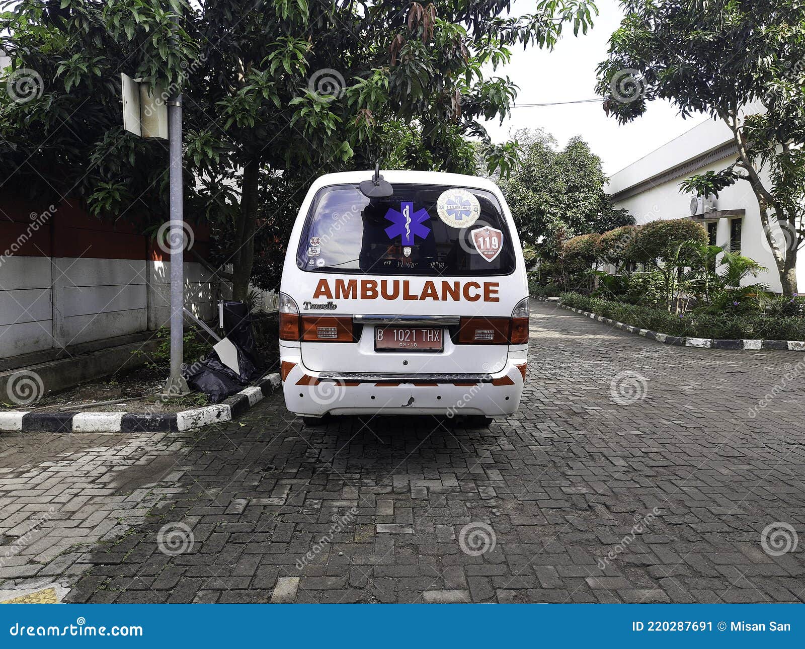 An White Ambulance Editorial Image | CartoonDealer.com #200647910