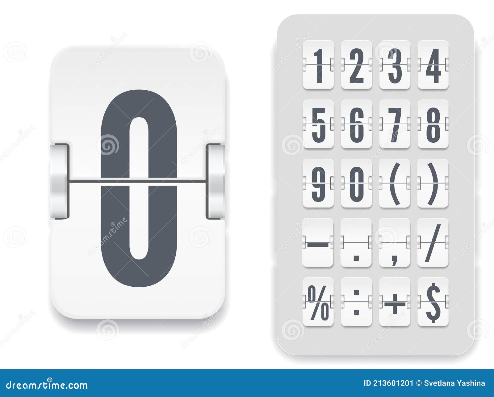 White Analog Countdown Number Font. Flip Number And Symbol Scoreboard ... White Analog Countdown Number Font. Flip Number And Symbol Scoreboard ...
